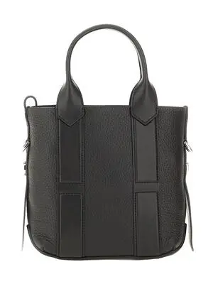 Hogan Script Shopping Bag - Black