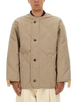 JW Anderson Quilted Wool Jacket - Beige