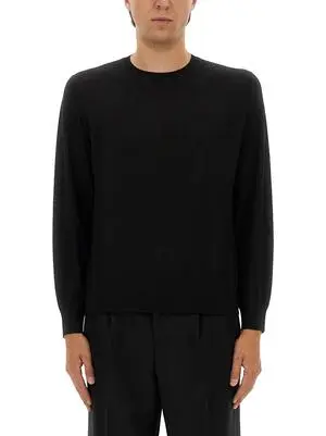 Theory Wool Jersey Top - Black