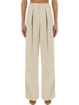 HAIKURE Wide Leg Jeans - Beige