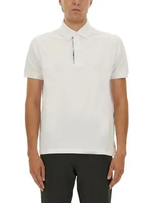 Etro Embroidered Pegasus Polo Shirt - White