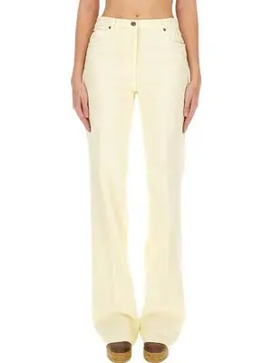 Etro Cotton-blend Pants - Ivory