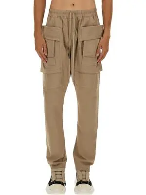 Rick Owens Crotch Cargo Pants - Beige