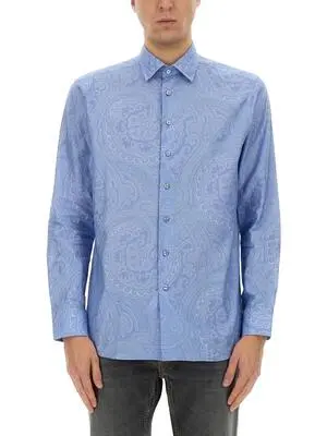 Etro Cotton Shirt - Azure