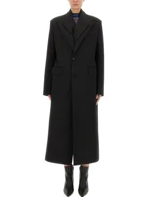 JEAN PAUL GAULTIER Double Layer Coat - Black