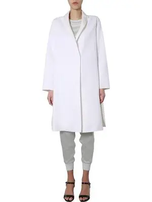 Fabiana Filippi Regular Fit Coat - White