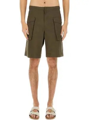 Aspesi Shorts "lou - Military Green