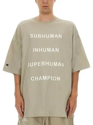 CHAMPION X RICK OWENS T-shirt Tommy - Beige