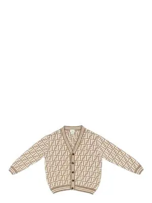Fendi Ff Chenille Cardigan - Multicolour