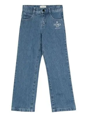 Fendi Washed Pants - Denim
