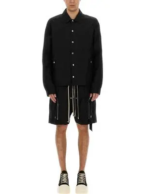 Rick Owens Buttoned Jacket - Black
