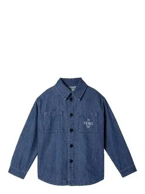 Fendi Logo Shirt - Denim