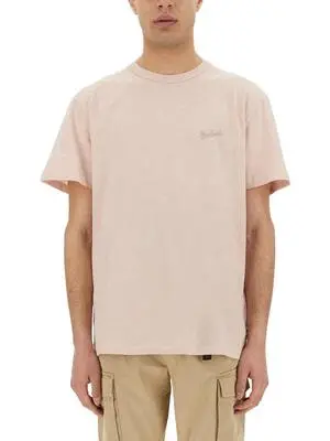 Woolrich Flamed Cotton T-shirt - Pink