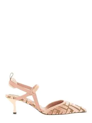Fendi Slingback Pumps - Pink