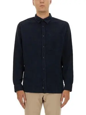 Woolrich Cotton Shirt - Blue