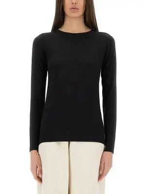 Brunello Cucinelli Slim-fit Cashmere And Silk Sweater - Black
