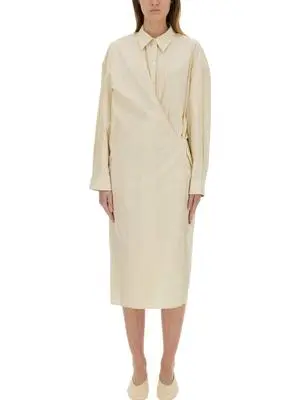 LEMAIRE Lemaire Straight Collar Twisted Dress