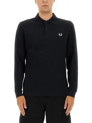 Fred Perry Cotton Polo - Blue