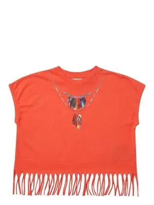 MARCELO BURLON COUNTY OF MILAN Top With Bangs - Red