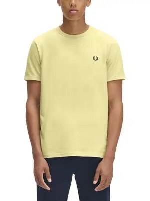 Fred Perry Ringer T-shirt - Yellow