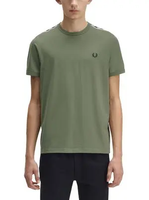 Fred Perry Fred Perry Ringer T-Shirt Green