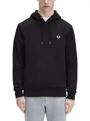 Fred Perry Hooded Sweatshirt - Black