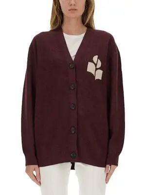 MARANT ETOILE Norton Cardigan - Bordeaux