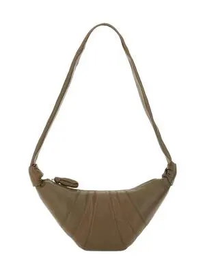 LEMAIRE Small 'croissant' Bag - Brown
