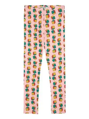 BOBO CHOSES Leggings Logo 'dices - Pink