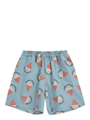 BOBO CHOSES All Over Print Shorts - Azure