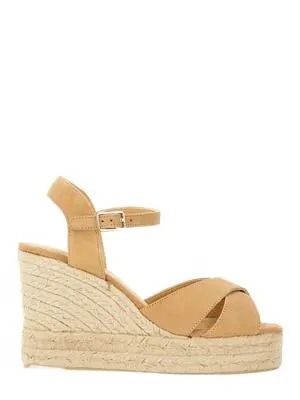 CastaÑer Blaudell Wedge Sandal - Beige