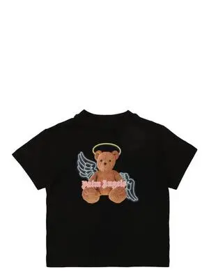 Palm Angels T-shirt With 'bear' Logo - Black