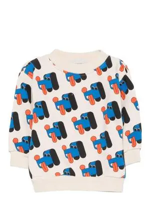 BOBO CHOSES Doggy Mate' Sweater - White