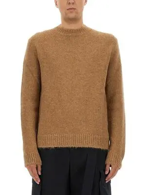 JIL SANDER Wool Blend Sweater - Beige
