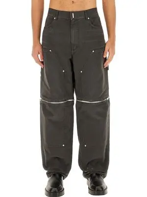 Givenchy Jeans With Zip - Black