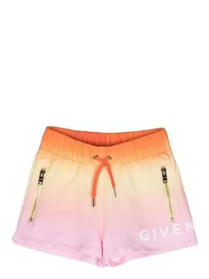 Givenchy Cotton Shaded Shorts - Multicolour