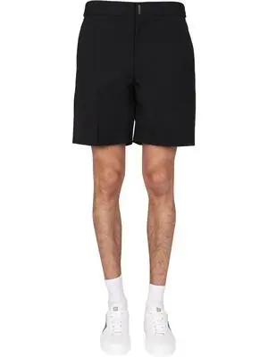Givenchy Logo Bar Bermuda Shorts - Black