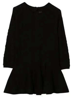 Givenchy Long Sleeved Dress - Black