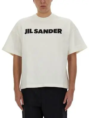 JIL SANDER Printed T-shirt - White