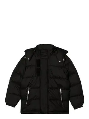 Givenchy Hooded Long Down Jacket - Black