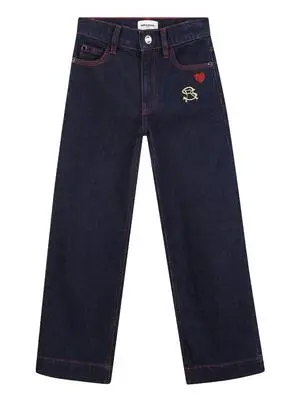 Sonia Rykiel Paris Straight Leg Denim Pants - Blue
