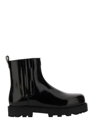 Givenchy Leather Ankle Boots - Black