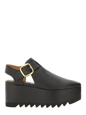 Stella McCartney Elyse' Sandal With Platform - Black