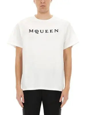 Alexander McQueen Alexander Mc Queen Jersey T Shirt - White