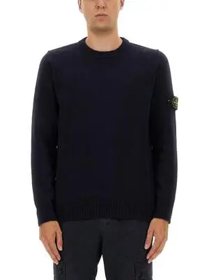 Stone Island Wool Jersey - Blue