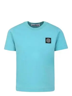 Stone Island T-shirt With Logo - Blue