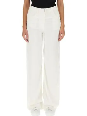 Givenchy Oversized Denim Jeans - White