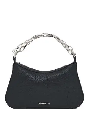 Alexander McQueen Mini T Buckle Clutch - Black