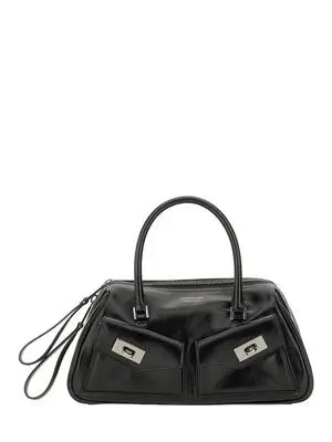 FERRAGAMO Bowling Multipocket Bag - Black