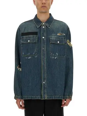 Helmut Lang Denim Uniform Shirt - Blue